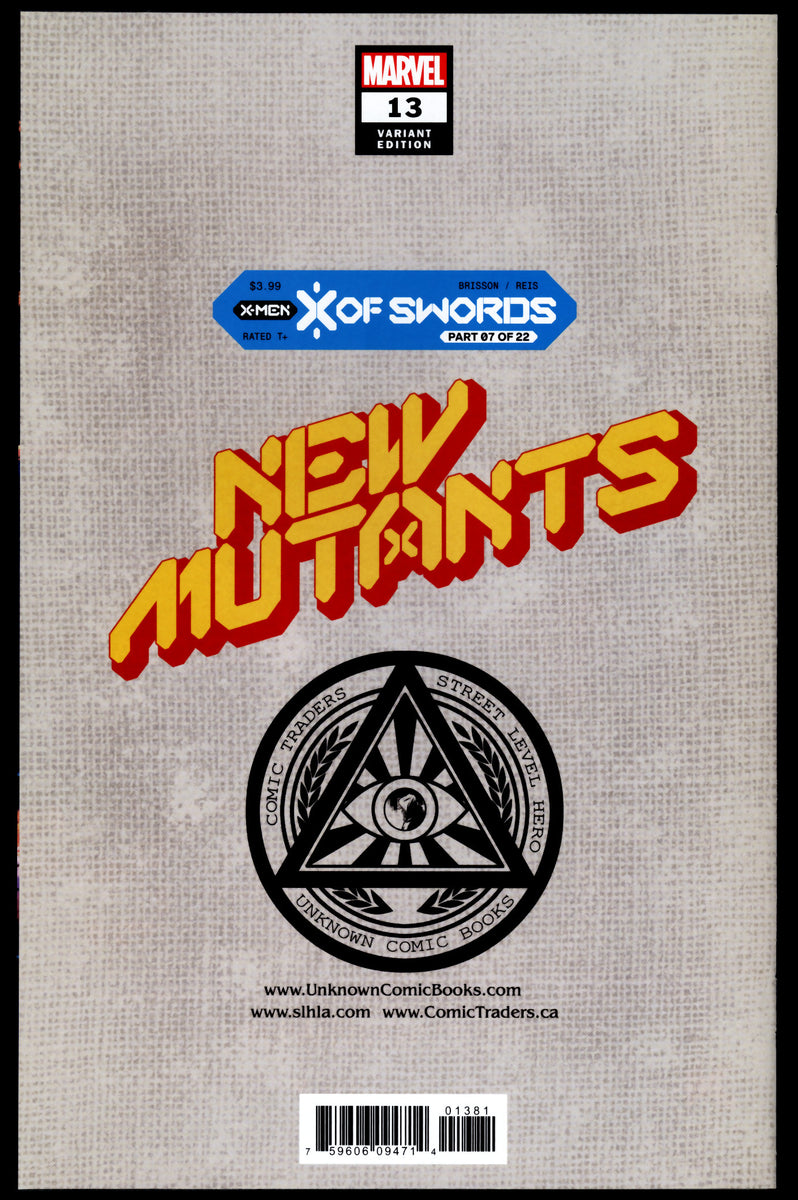New Mutants #13 Marvel 2020 (NM+) Unknown Comics Virgin Variant ...