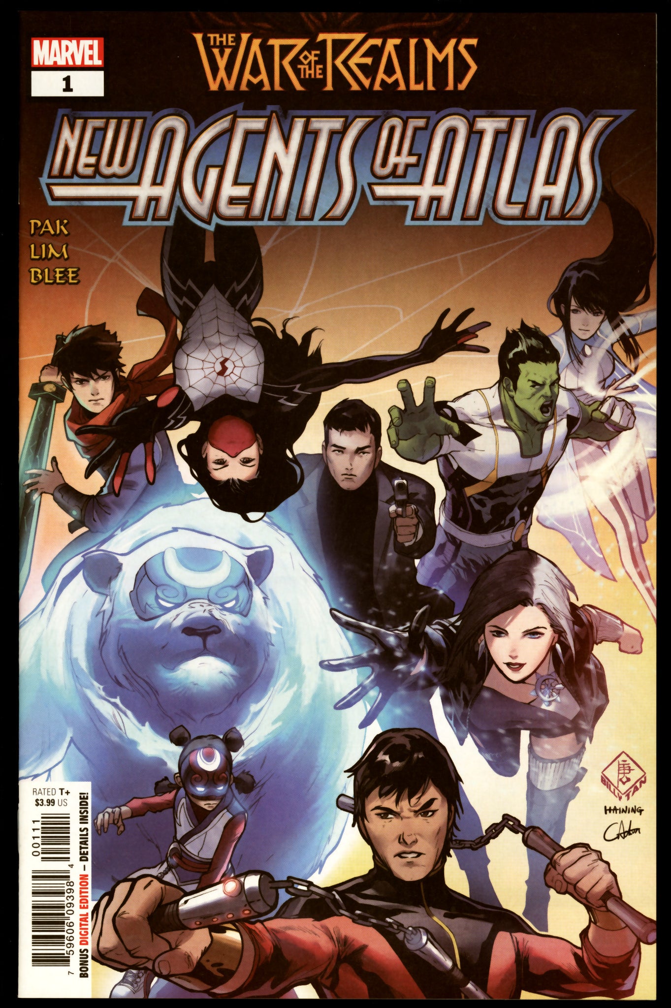 New Agents of Atlas #1 Marvel 2019 (NM+) 1st App. Luna Snow, Aero & Wa ...