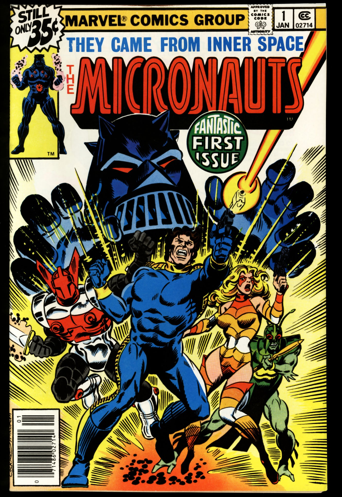 Micronauts #1 Marvel 1979 (NM-) 1st Team Appearance of Micronauts ...