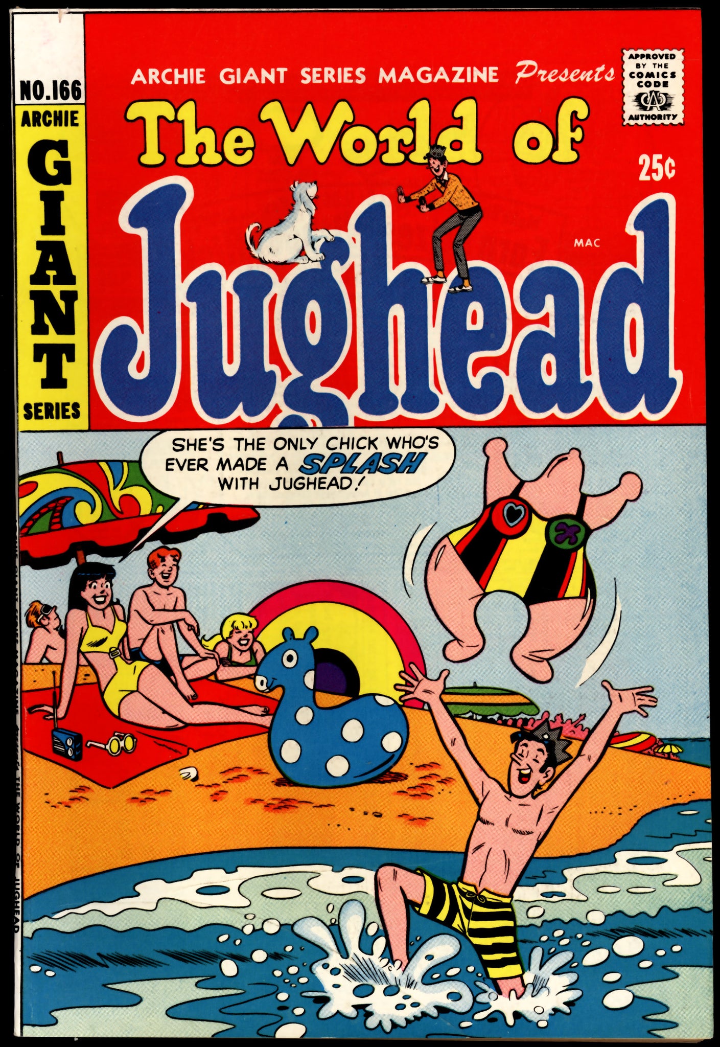 The World of Jughead #166 Archie Comics 1969 High Grade – Ultimate Key ...