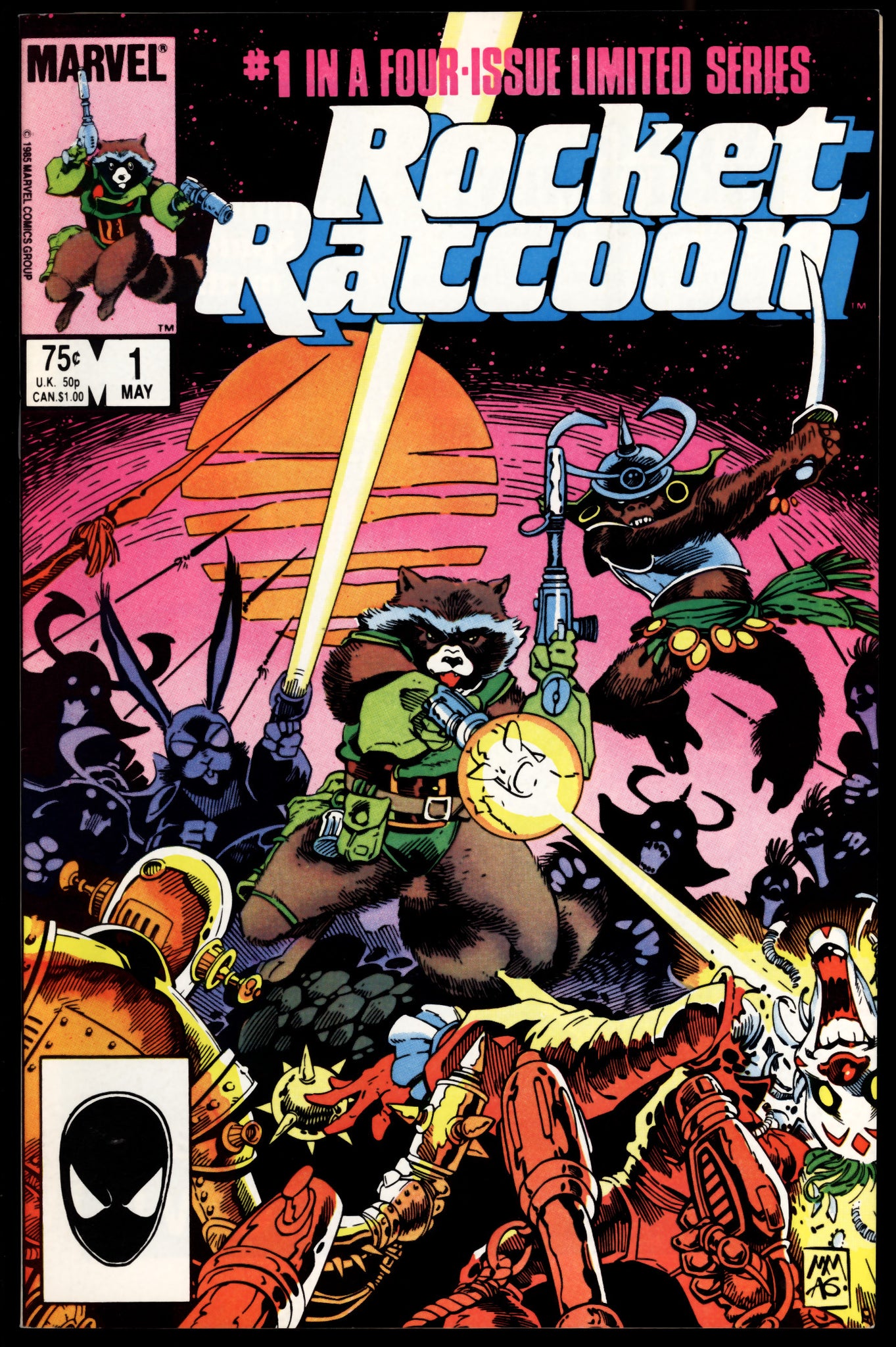 Rocket Raccoon #1 Marvel 1985 (NM+) 1st Solo Series! Mignola Cover ...
