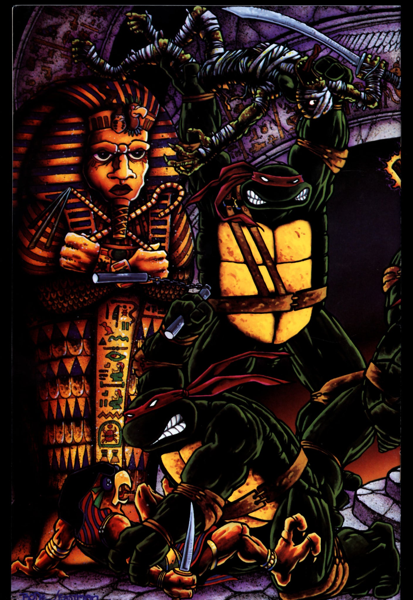 Teenage Mutant Ninja Turtles #32 Mirage 1990 NM- Mark Bode Cover Art ...