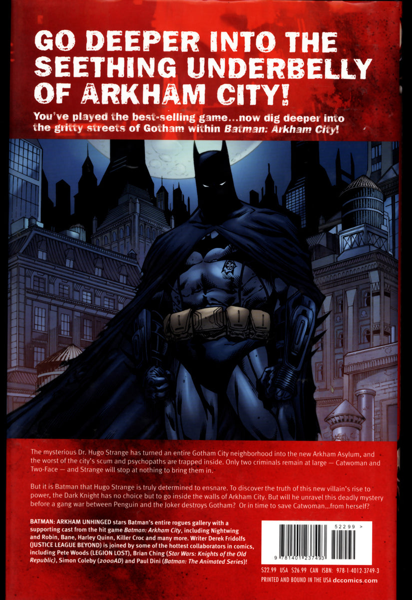 Batman Arkham Unhinged DC Comics 2013 First Printing Hard Cover ...