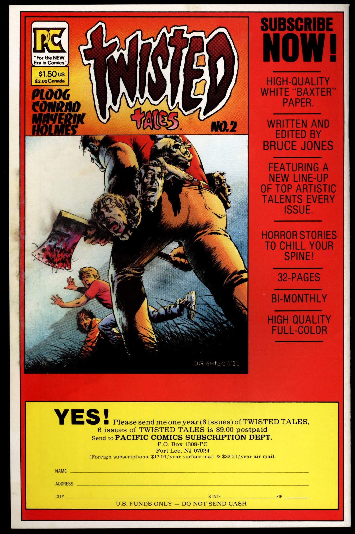 Alien Worlds #1 Pacific Comics 1982 (VF) Joe Chiodo Good Girl Art Cove ...