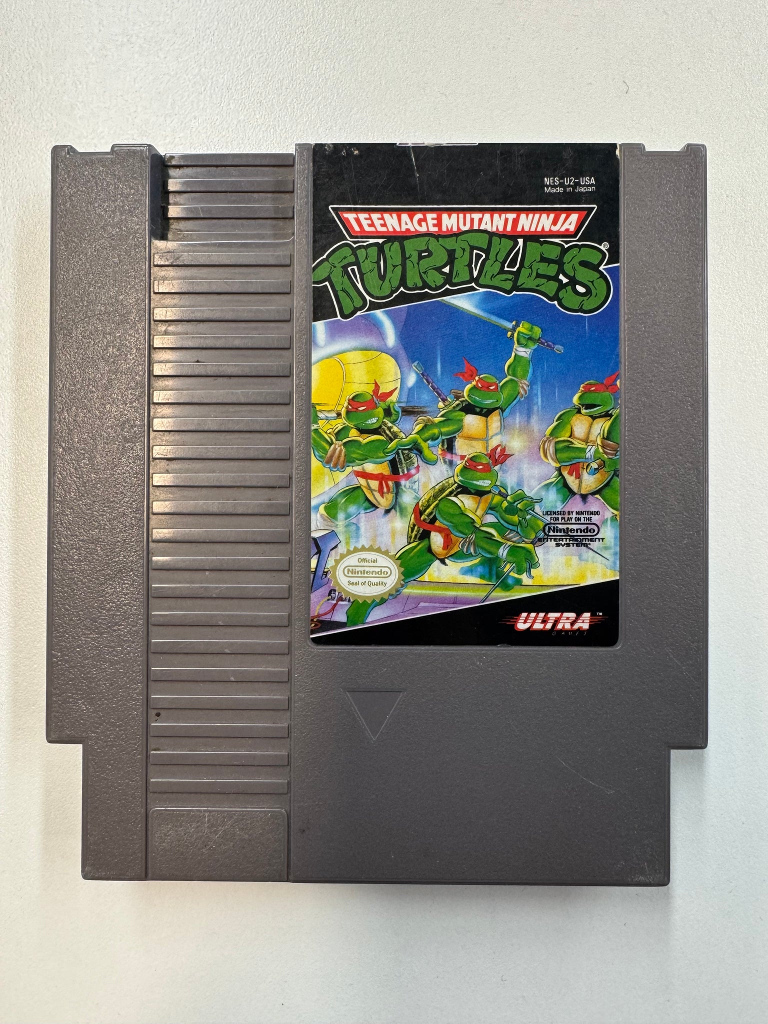 Teenage Mutant Ninja Turtles NES Nintendo 1989 Authentic Cartridge Onl ...