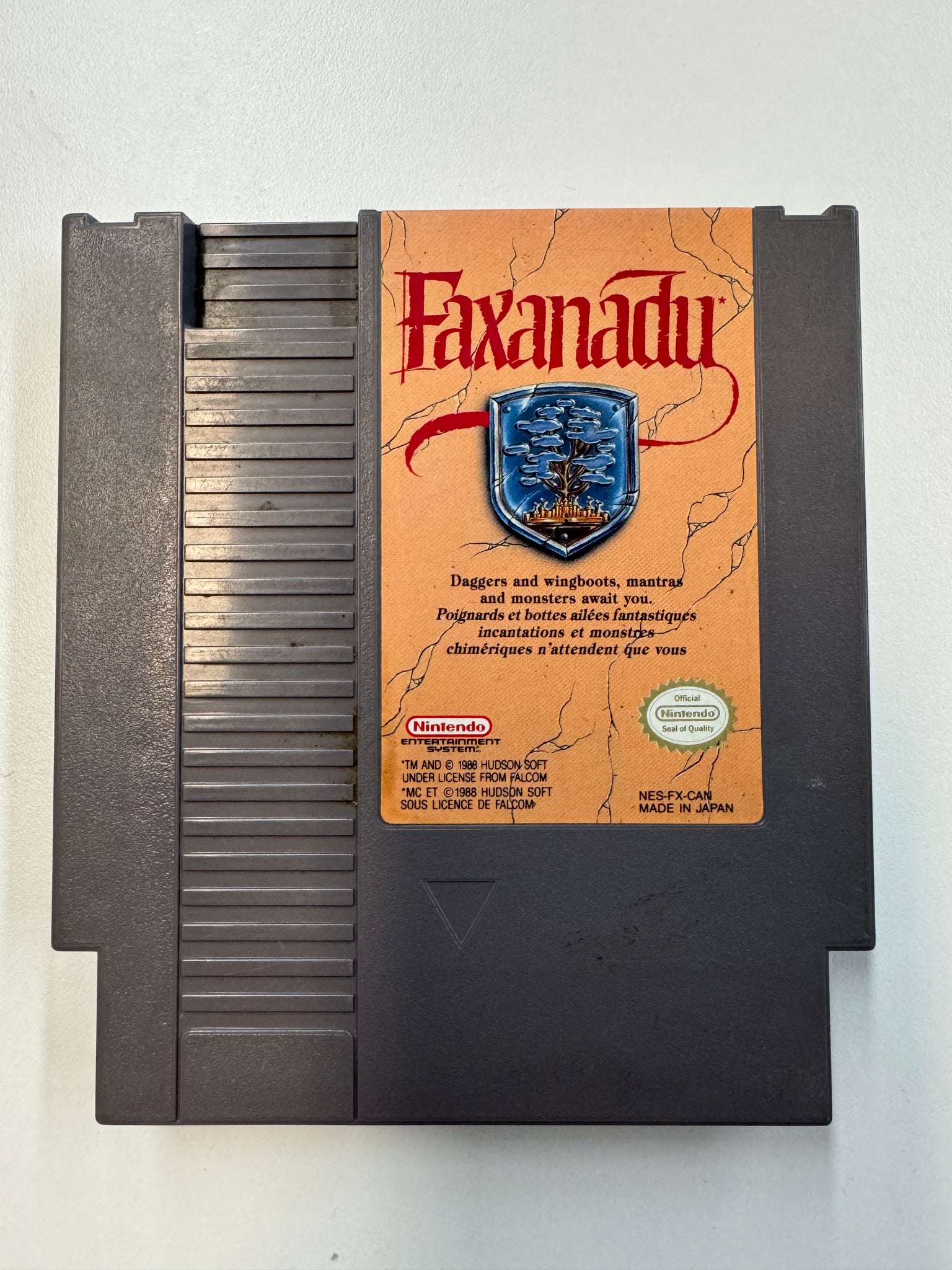Faxanadu NES Nintendo 1989 Authentic Cartridge Only – Ultimate Key ...