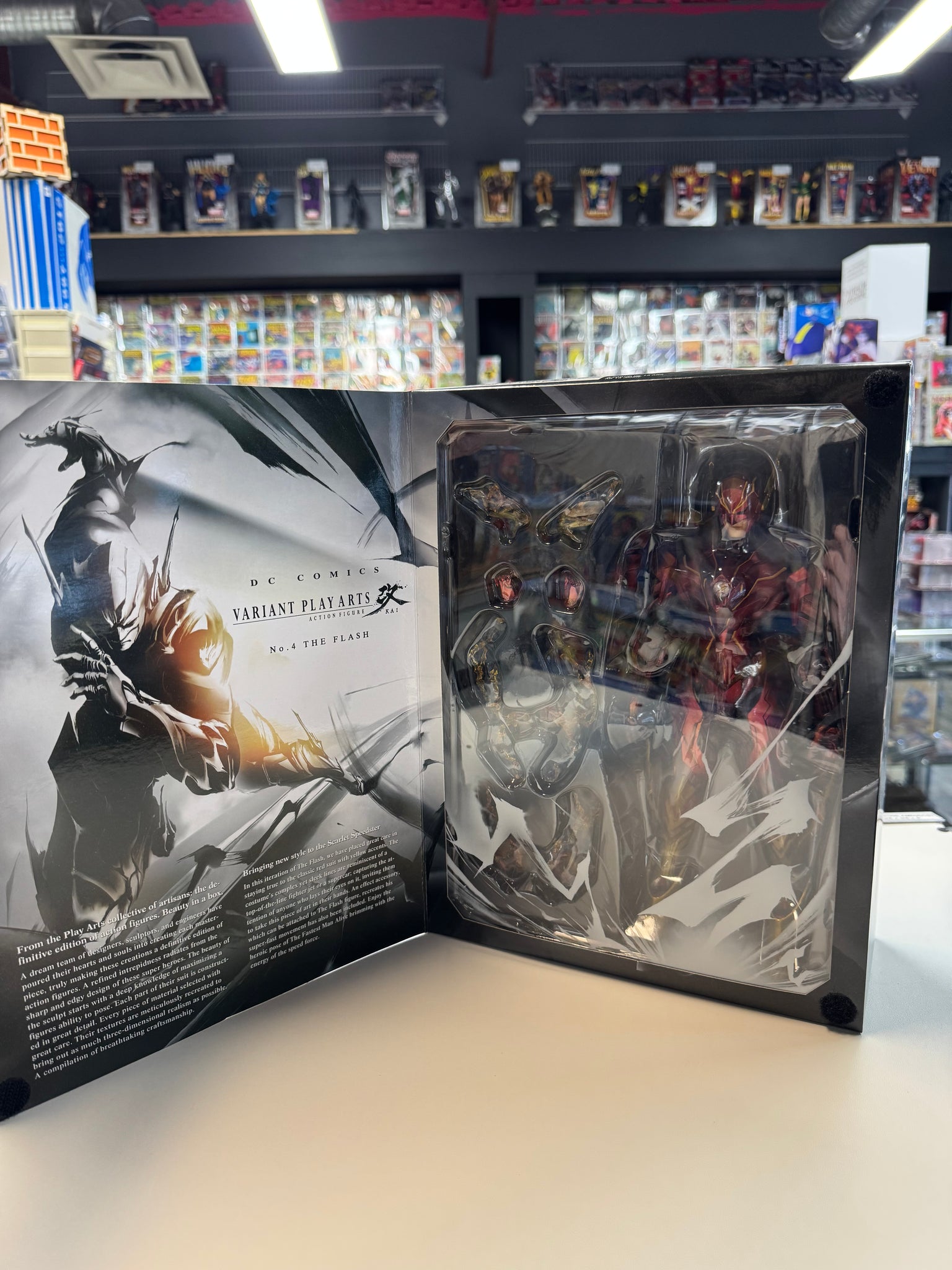 DC Square Enix Variant Play Arts Kai The Flash (No. 4) SEALED NIB ...