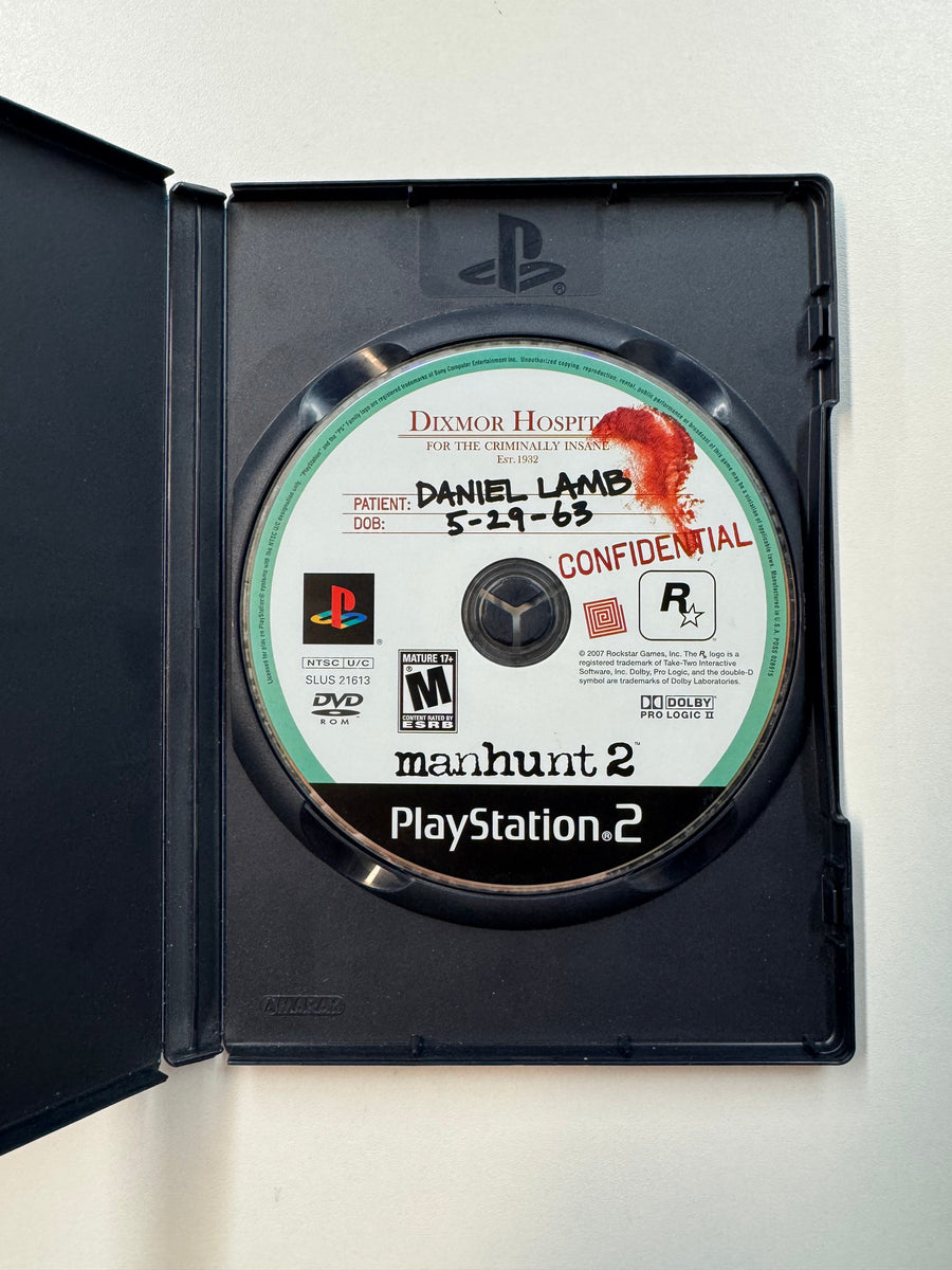 Manhunt 2 PlayStation PS2 No Manual, TESTED! – Ultimate Key Issue Comics