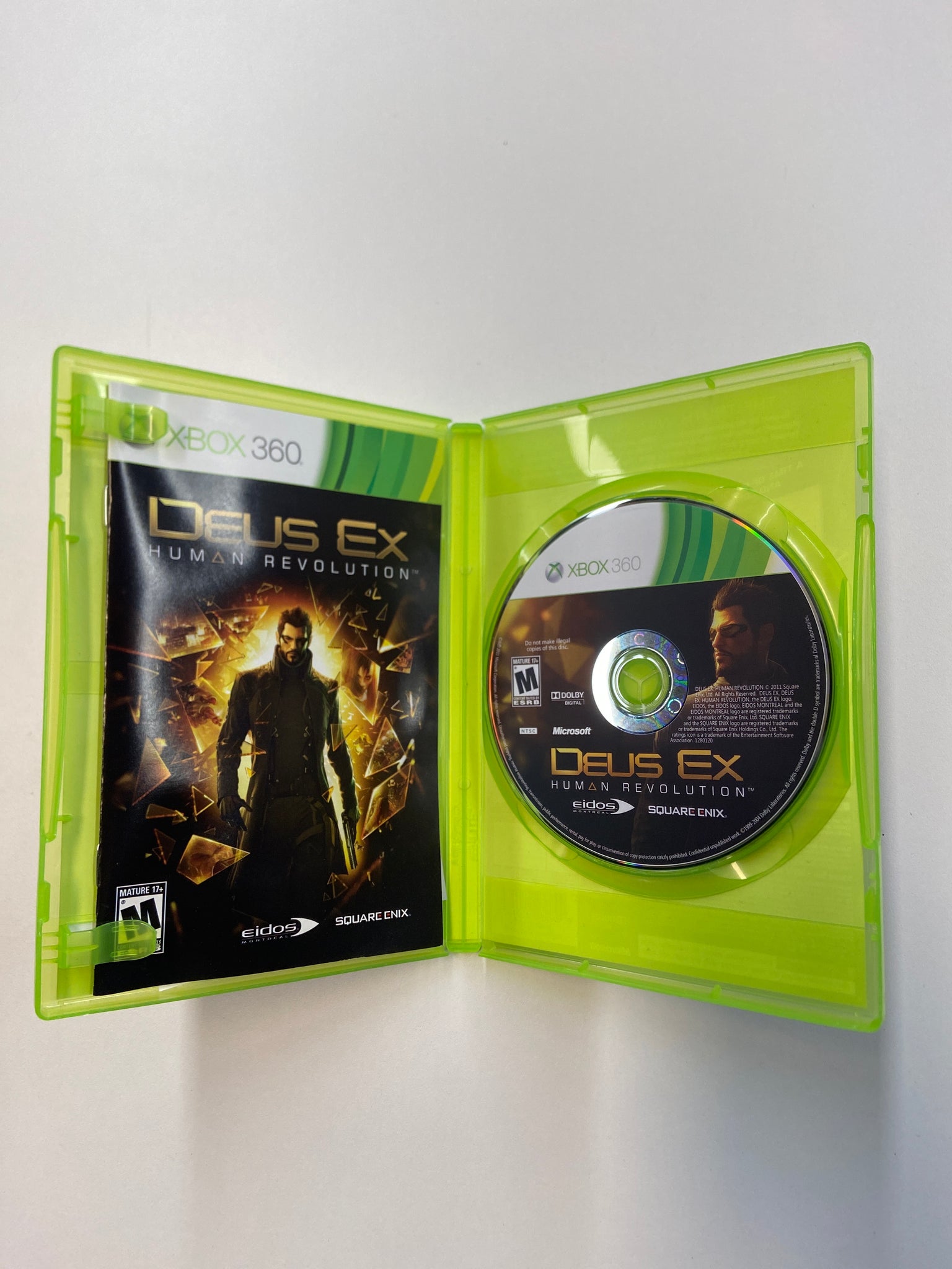 Deus Ex Human Revolution 2011 Microsoft XBOX 360 CIB Complete In Box ...