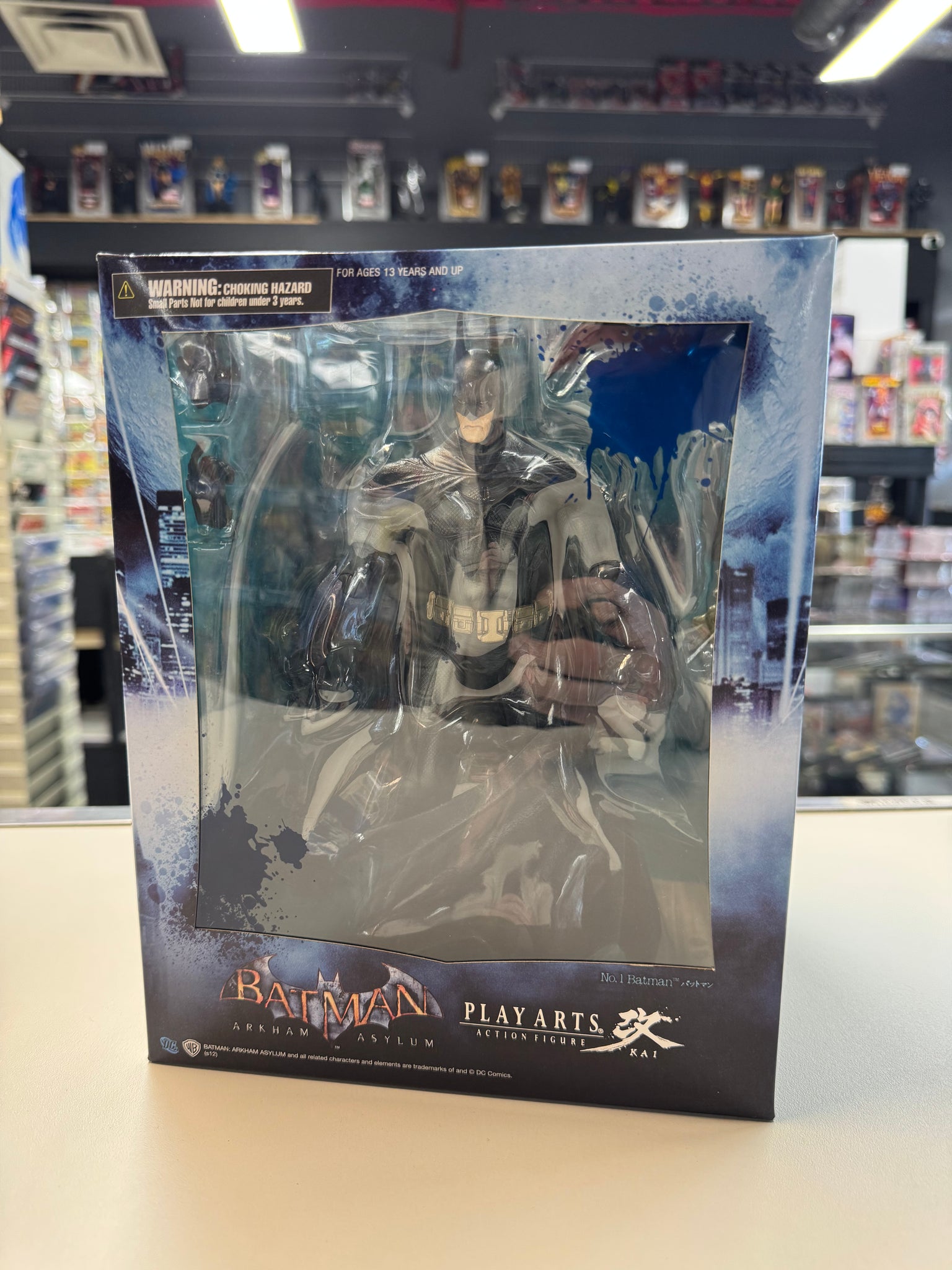 Square Enix Play Arts Kai Batman Arkham Asylum (No. 1) SEALED NIB ...