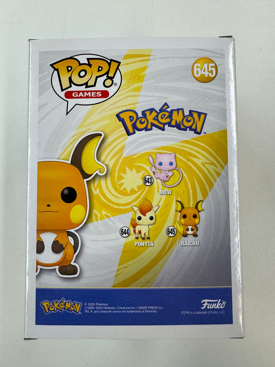 Funko Pop! Raichu Pokemon Vinyl Bobble Head #645 – Ultimate Key Issue ...