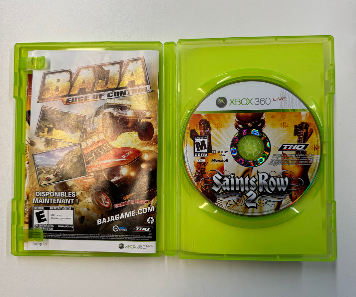 Saints Row 2 Microsoft XBOX 360 2008 CIB Complete In Box – Ultimate Key ...