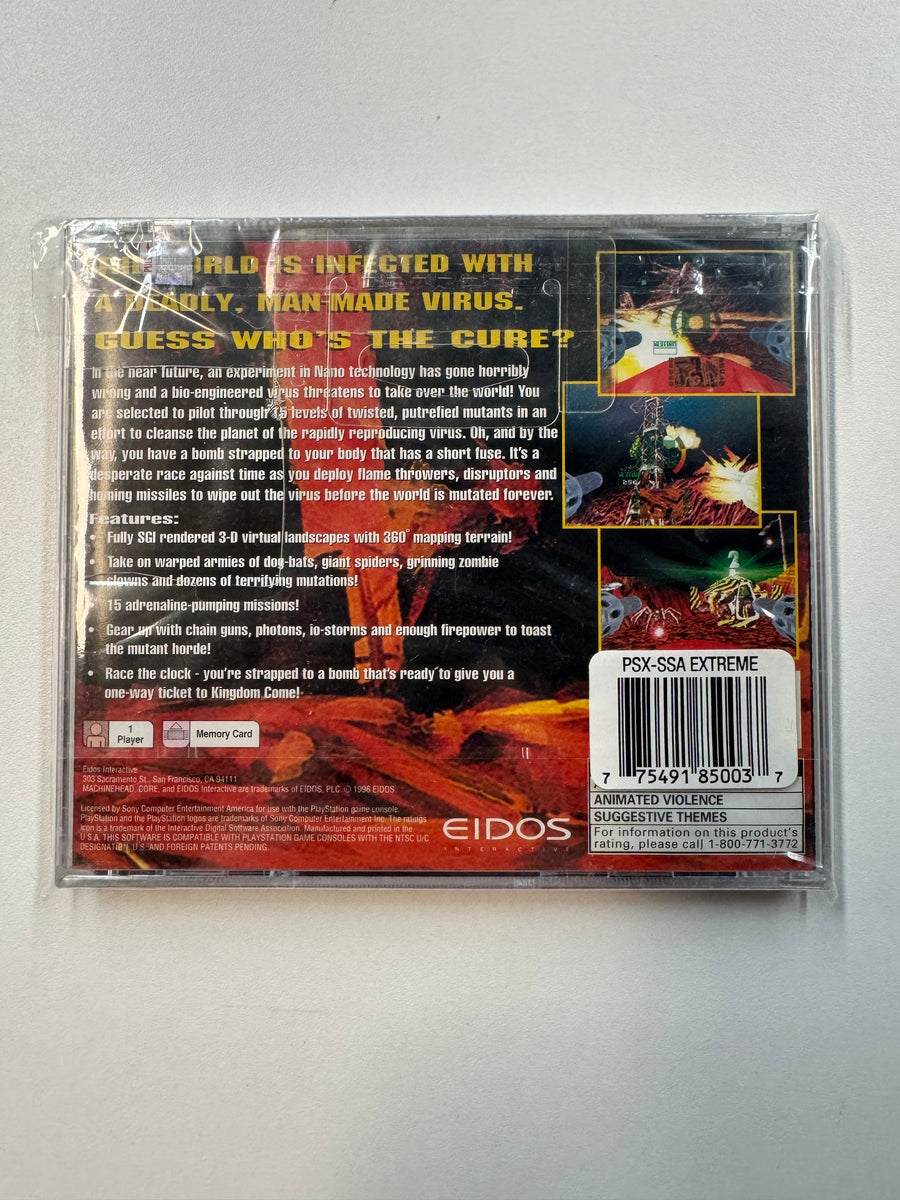 Machine Head 1996 Playstation PS1 Sealed Damaged Back. – Ultimate Key ...