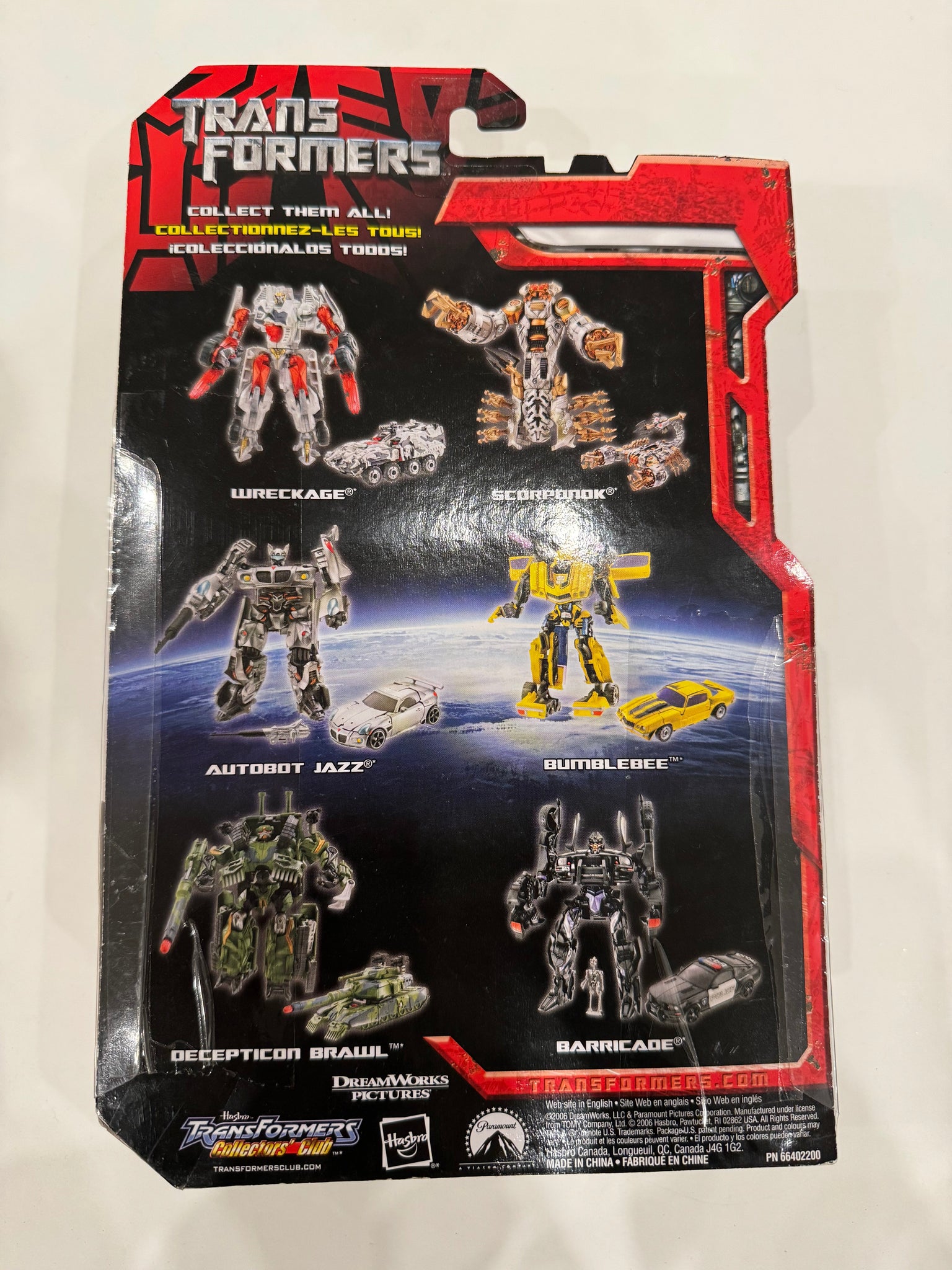 Hasbro Transformers Collector's Club Autobot Jazz Deluxe SEALED NIP ...