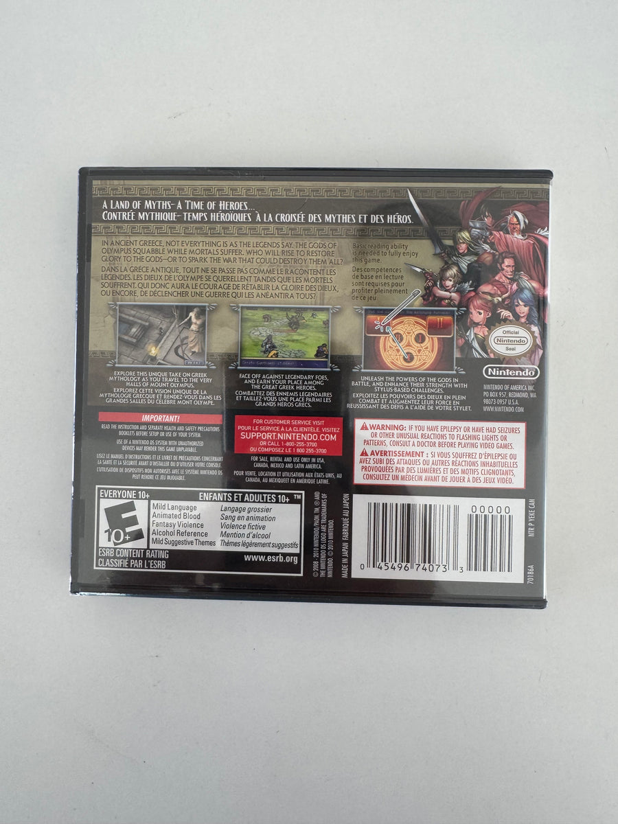 Glory of Heracles Nintendo DS Sealed! – Ultimate Key Issue Comics