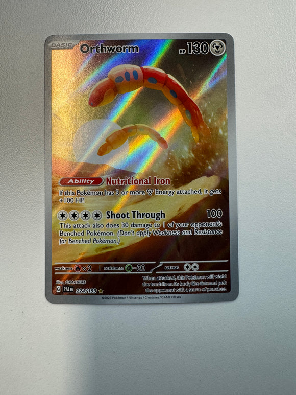 Pokemon TCG Orthworm 224/193 Full Art Illustration Rare Holo – Ultimate ...