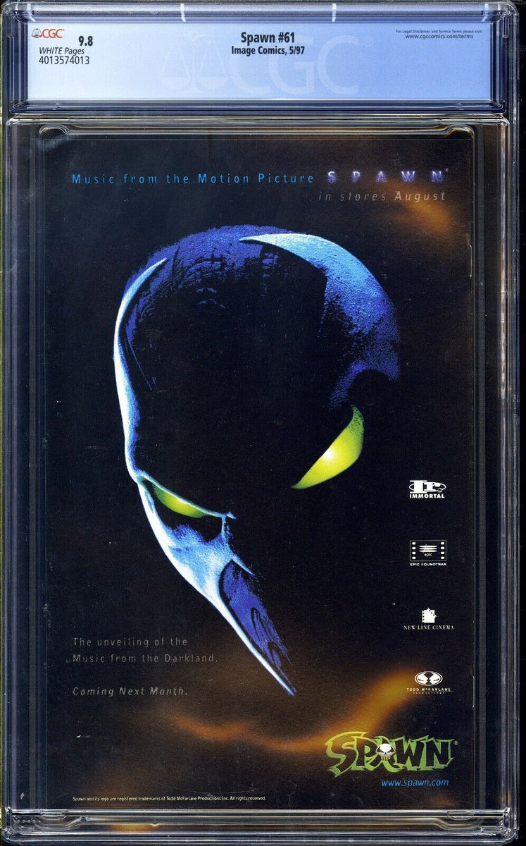 Spawn #61 CGC 9.8 (Image 1997) Todd McFarlane & Greg Capullo Cover & A ...