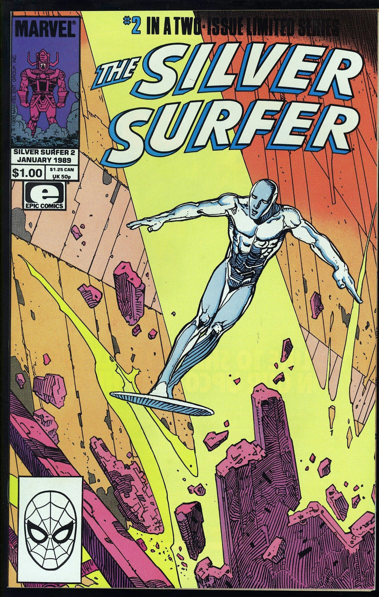 Silver Surfer #1-2 Marvel 1988 (NM) Complete Two issue Limited Series ...